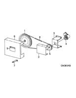 China 1315226C1 V-BELT,2216.69 mm L Case parts 1680, 1420 for sale