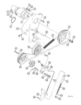 China 124573A1 V-BELT,2472.76 mm L Case parts 2388, 2188 for sale