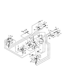 China 00400098 HYD CONNECTOR Case parts 7700, AUSTOFT, 7000 for sale