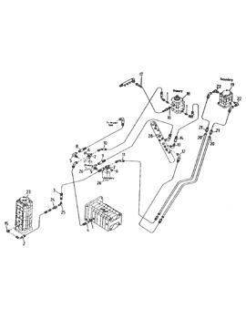 China 00400222 HYD CONNECTOR Case parts AUSTOFT, 7000, 7700 for sale