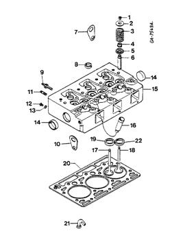China 3228019R1 CYLINDER HEAD GASKET Case parts D-268, 782, D-310, 1620, D-206, D-155, D-358, D-179, D-246 for sale