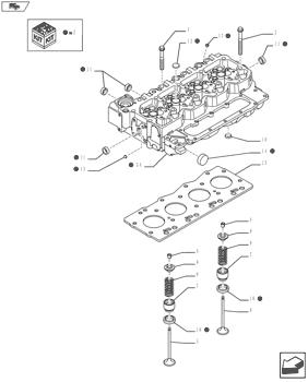 China 2830707 CYLINDER HEAD GASKET,1.15mm Thk Case parts FARMLIFT 632, 580SM, FARMLIFT 635, 521F, MAXXUM 120, FARMLIFT 735, 580SN, FARMLIFT 742, F4HE0484D B101, FARMLIFT 935, 100A, 750L, 120A, 580SN WT, 150A, 170A, F4HFE413A E001, F4DFE413B A002, F4HE9484M ... for sale