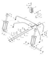 China 398561A1 CYLINDER ASSY.,Double Acting, 38.1mm Rod, 203.2mm Stroke Case parts MRX690, 690 for sale