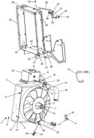China 234876A2 RADIATOR Case parts P70, P85, 585G, 580M, RP110, 586G, RPZ65, PX70, 570MXT, RPZ85, 588G, PX85, RP65, RP85 for sale