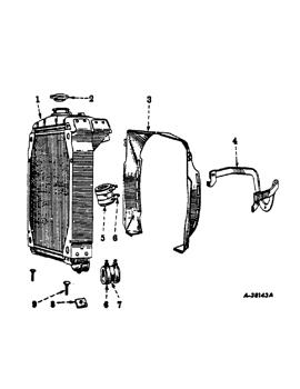 China 356356R96 RADIATOR Case parts 100, 130 for sale
