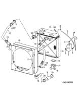 China 104970C92 RADIATOR Case parts 4568, 4586 for sale