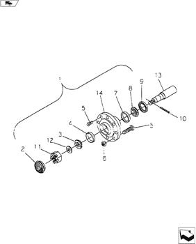 China 28660800 HUB ASSY. Case parts 200, TIGER-MATE, 730, 530, 730C, TIGERMATE II, 530B, 530C, 730B for sale