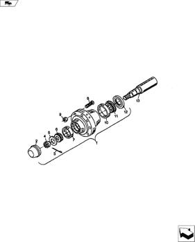 China 28150800 HUB ASSY. Case parts 5300, 530, 5310, 530B, 9000, TIGER-MATE, NPX2800, 2500, 2500 ECOLO-TIL, 200, NPX5300, NTX5310, 2800, 730, TIGERMATE II, 730B, 4300, FERTILIZER for sale