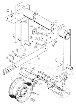 China 465496R1 HUB Case parts 315, 770, 800, 700, 660 for sale