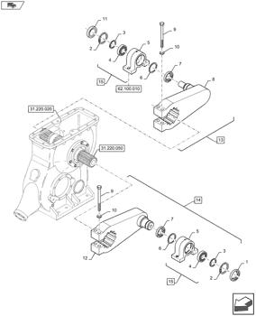 China 84074452 HUB Case parts LBX331R, LB324S, LBX331S, LB334P, LB324P, LB334R, LBX331P, LB324R, LB334S for sale