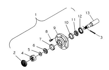 China 47465154 HUB Case parts 200, TM255, TIGERMATE II for sale