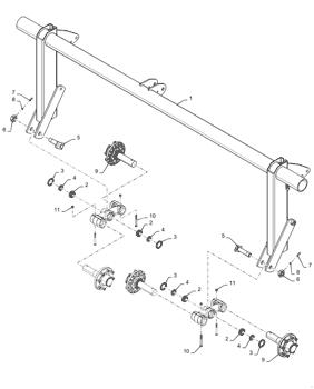 China 84235586 HUB Case parts 200, TIGERMATE II for sale