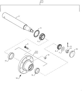 China 47407789 HUB Case parts TRUE-TANDEM 345, TRUE-TANDEM 335VT, TRUE-TANDEM 375, TRUE-TANDEM 335 BARRACUDA for sale