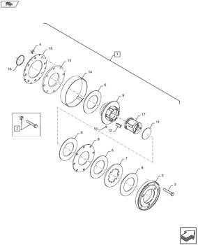 China 47598882 HUB Case parts LB434R, LB424R, LB434R XL, LB424R XL, LB334R, LB324R for sale
