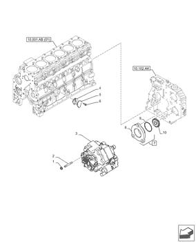 China 504041278 HUB Case parts F4HFE613D B006, F4HFE613R B005, F4HFE413P A001, F4HFE6137 B003, F4HFE413P A008, F4HFP613A H001, F4HFP613B H005 for sale