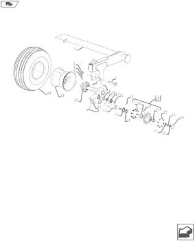 China 84237658 HUB Case parts 870 for sale