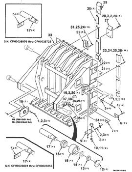 China 700113170 ROLLER,90.13mm OD x 51mm L Case parts 8585, 8590, 8580 for sale