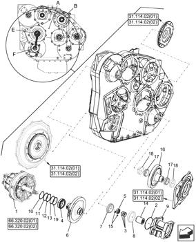 China 227488A1 ROLLER BEARING,63.5mm ID x 22mm W Case parts 445, 9230, 450, 465, 7010, 445CT, 7120, 9010, AFX8010, 7230, 85XT, 90XT, 95XT, 8010, 8120, 8230, 9120 for sale