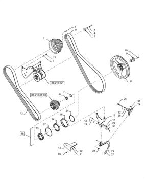China 84229919 ROLLER BEARING,130mm ID x 165mm OD x 18mm W Case parts 7230, 9230, 8230, 7240, 9240, 8240 for sale