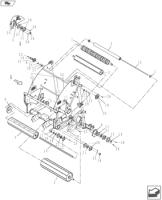 China 84209364 ROLLER SHAFT Case parts RB455A for sale