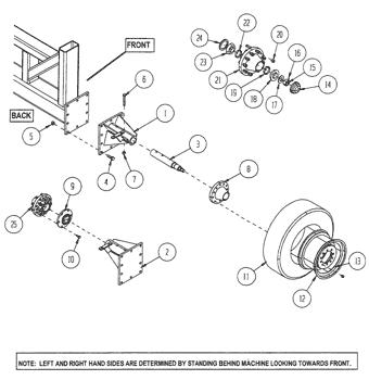 China 1027680 ROLLER BEARING Case parts 1124, 2400 for sale