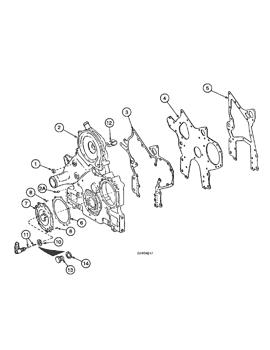 China 1802237C91 COVER Case parts DTI-466, DTI-466B, DT-414, D-360, DTI-466C, D-436, D-414, D-466, DT-466, DT-466B, DT-436 for sale