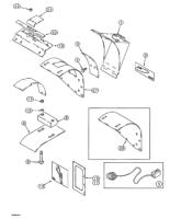 China 1321128C1 COVER Case parts 2144, 1670, 1644, 2166, 1666, AFS, 1660, 2344, 2366, 1640 for sale