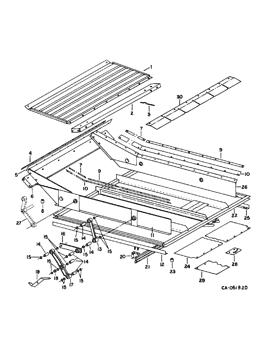 China 1319258C1 COVER Case parts 1460, 2144, 1670, 1644, 2166, 1666, 1660, 2344, 1470, 2366, 1640, 1440 for sale