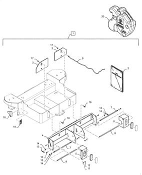 China 47832082 COVER Case parts WD1203, WD1903, WD2303 for sale