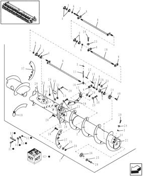 China 87017812 COVER Case parts 2020, 2010 for sale