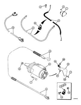 China 185267A1 CABLE Case parts 2166, 2144, 2188 for sale
