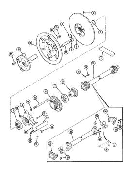 China 244423A1 BELT,2615.48 mm L Case parts 2388 for sale