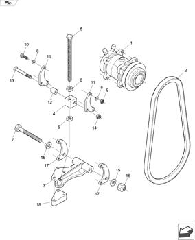 China 00180399 BELT Case parts AUSTOFT, A4000 for sale