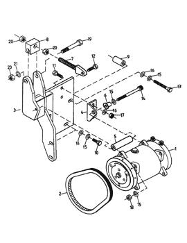 China 00180628 BELT Case parts 7700, 7000 for sale
