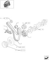 China 504046191 BELT TENSIONER Case parts F2CE9684C E017, F3BE0684J E902, F2CE9684D E001, F2CE9684D E013, F3BE0684N E904, F2CE9684E E015, F2CE9684E E017, F2CE9684H E003, F2CE9684H E010, F2CE9684P E007, F2CE9684P E033, 340B, 327B, 330B, F3BE06... for sale