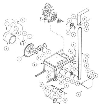 China 1027347 BELT Case parts 1124, 2400 for sale