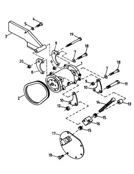 China 00180798 BELT Case parts 7700, 7000 for sale