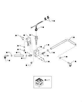 China 47400379 SENSOR Case parts P110, P70, P170, P85 for sale