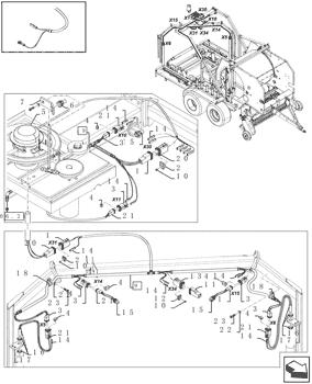 China 84058861 SENSOR Case parts 7230, 9230, 7120, 8230, A8000, 9010, A8800, AFX8010, 7010, 8010, 9120, RBX341, 8120 for sale