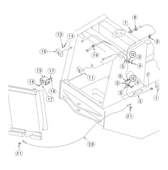 China 143417A2 SENSOR Case parts 721C, 621C for sale