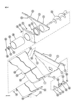China 1317452C1 CLAMP Case parts 2144, 1670, 1644, 2166, 1666, 1660, 2344, 2366, 1640 for sale