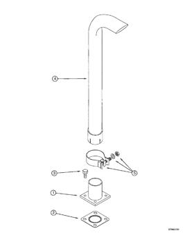 China 176437A1 CLAMP,63.5mm - mm Case parts P70, 4391, 570LXT, 580L, 580SL, 590L, 590SL, RP65, RPZ65 for sale