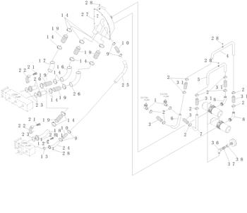 China 0000907594 CLAMP Case parts A7700, A7000 for sale