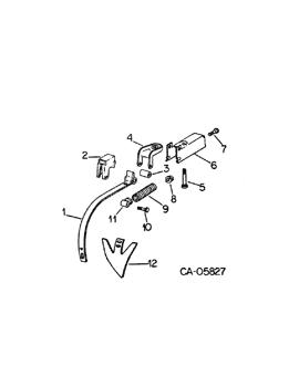China 811353C1 CLAMP Case parts 183, 133, 468, 45, 1830, 4500, 568, 153, 3850, 3950, 1820 for sale