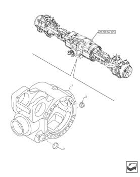 China 47485330 HOUSING Case parts FARMLIFT 632, FARMLIFT 735, FARMLIFT 935, FARMLIFT 635, FARMLIFT 742 for sale