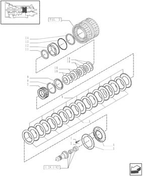 China 5199725 CLUTCH PLATE Case parts MAXXUM 120, MAXXUM 100, MAXXUM 125, MAXXUM 110, MXU100, MXU110, MXU115, MAXXUM 130, MXU125, MXU130, MAXXUM 115, MXU135, MAXXUM 140 for sale