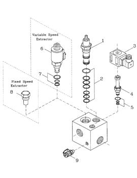 China 00409848 SOLENOID Case parts A7700, 7700, 7000, A4000, AUSTOFT, A7000 for sale