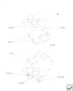 China 84253640 SOLENOID Case parts A8000, A8800 for sale