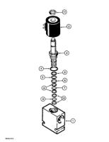 China 124638A1 SOLENOID Case parts 721C, 821C, 621B, 721B, 621C for sale
