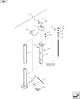 China 300872 LOCK PIN,8mm OD x 36mm L, Slotted Case parts LB324S, LB434R, LB424R, LB333P, LB434R XL, LB424R XL, LB333R, LB434S, LB424S, LB333S, LB434S XL, LB424S XL, LB334P, LB324P, LB433R, LB334R, LB324R, LB433S, LB334S for sale